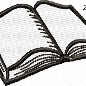 Book Embroidery Design Machine Embroidery Design, Instantly Download - Etsy