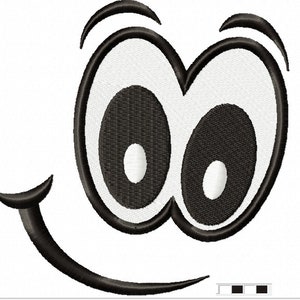 Funny Face Machine Embroidery Design Instant Download - Etsy