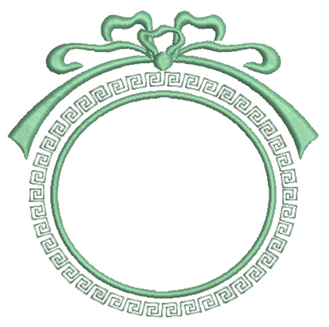 Crown and Bow Monogram Frame / Monogram Frame Machine - Etsy