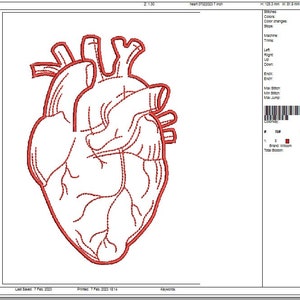 Realistic Heart Machine Embroidery Designs, Instantly Download - Etsy
