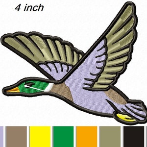 Mallard Duck Patch Machine Embroidery Design, This is Not a Real Product, These Are Digital File ...