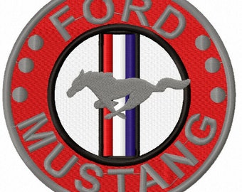 Mustang Embroidery Design | Etsy