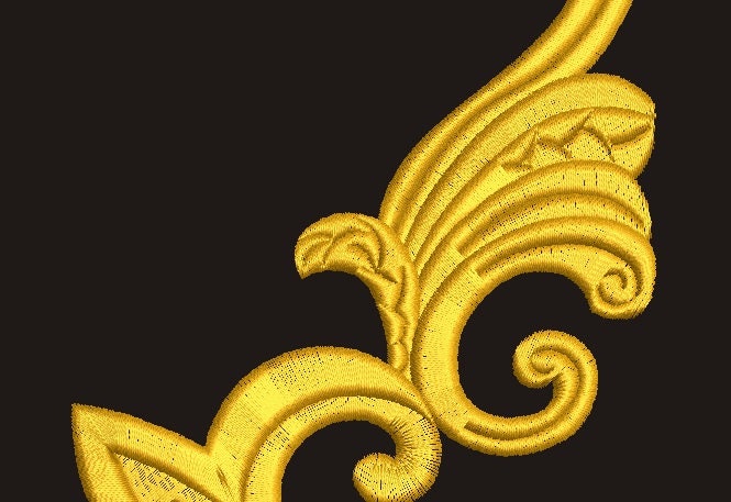 Openwork Corner Scroll Corner Machine Embroidery Design - Etsy