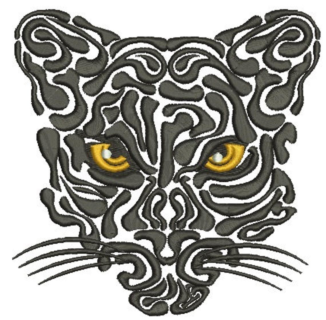 Puma Machine Embroidery Design Instantly Download - Etsy