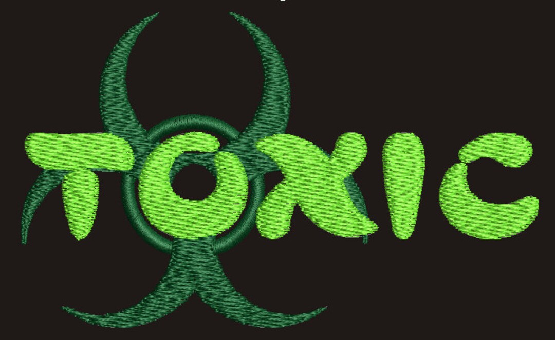 Toxic Machine Embroidery Design, Instantly Download - Etsy