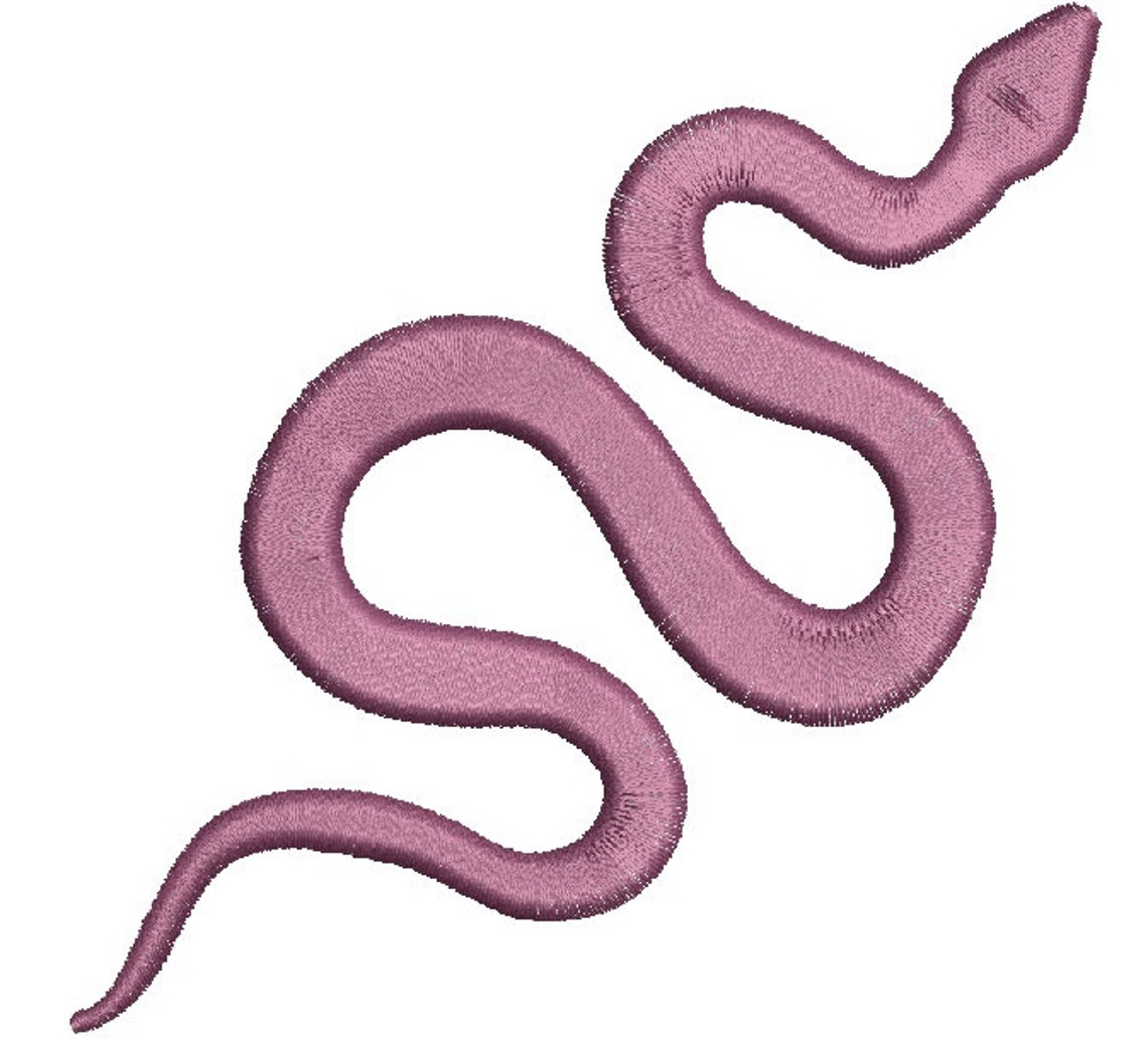 Snake Machine Embroidery Design Instantly Download - Etsy