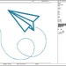 Paper Airplane Machine Embroidery Designs, Instantly Download - Etsy