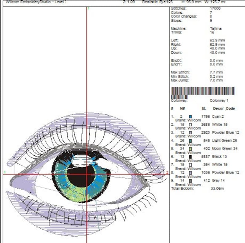 Realistic Eye / Dolls Eyes Machine Embroidery Design Instant - Etsy