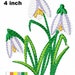 Snowdrop Machine Embroidery Designs, Instantly Download, It is Better ...