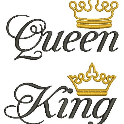 Queen Crown Machine Embroidery Design Instantly Download - Etsy