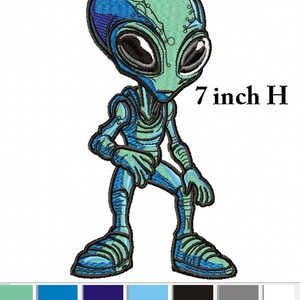 Alien Machine Embroidery Designs, Instantly Download - Etsy
