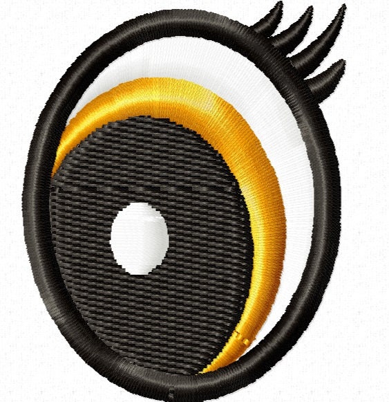 Cartoon Toy Eyes soft Plush Doll Machine Embroidery Designs - Etsy