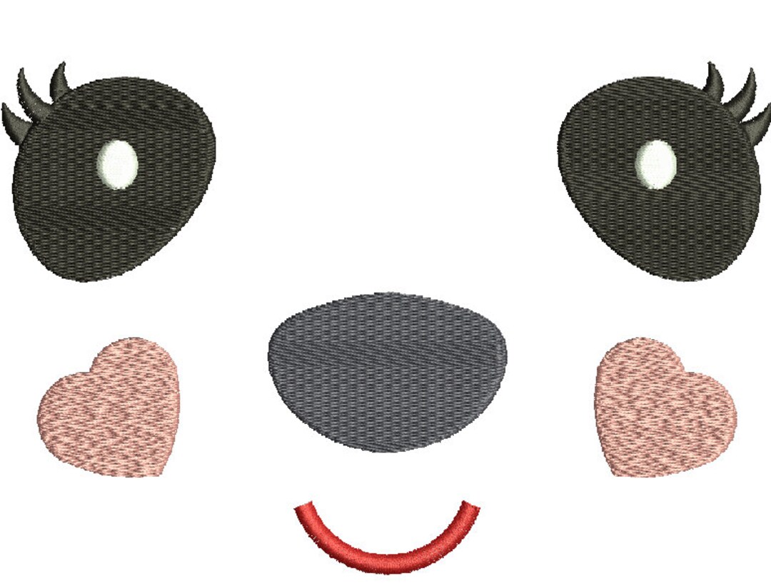 Face Machine Embroidery Designs, Instantly Download - Etsy