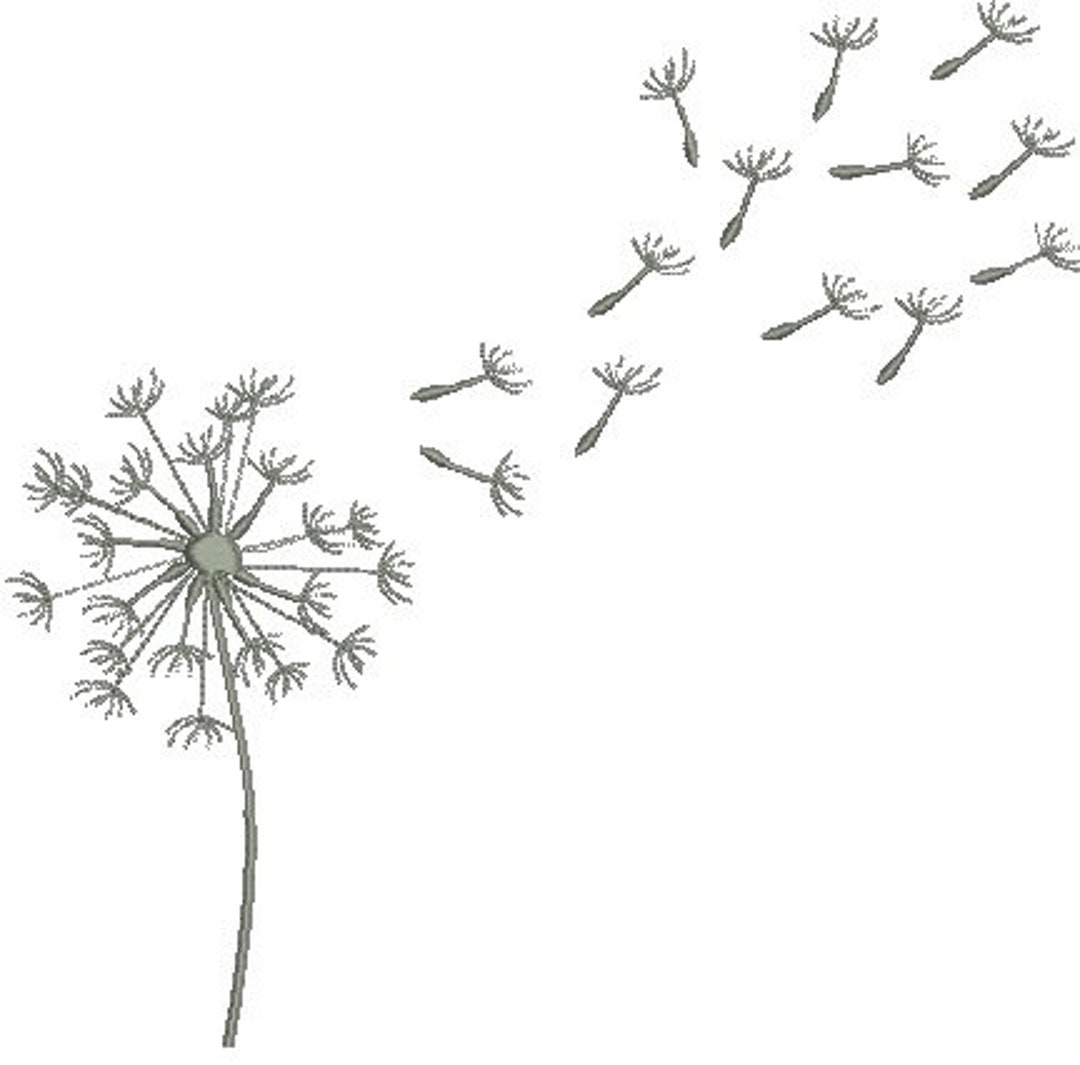 Dandelions Machine Embroidery Design - Etsy