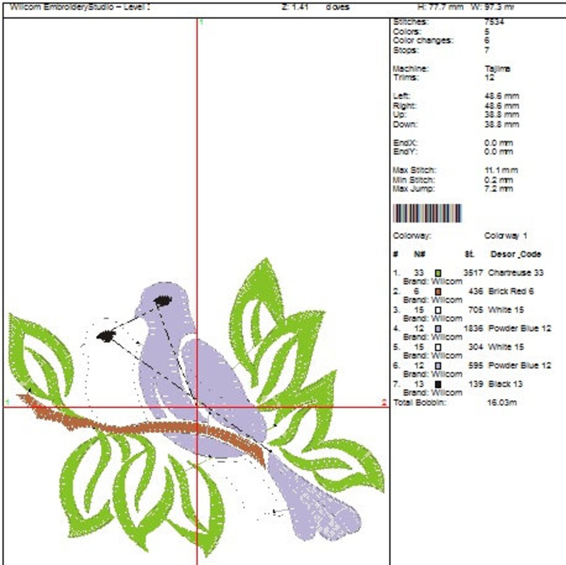 Doves Machine Embroidery Design | Etsy