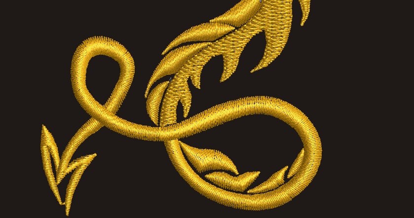 Chinese Dragon Machine Embroidery Design Instantly Download - Etsy