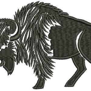 Buffalo Bison Machine Embroidery Designs, Instantly Download - Etsy