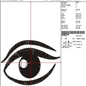 Women Eye for Toys, 5 Sizes. Machine Embroidery Design, Instantly ...