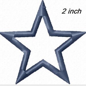 Star Applique Design Machine Embroidery Design - Instant Download -5 ...