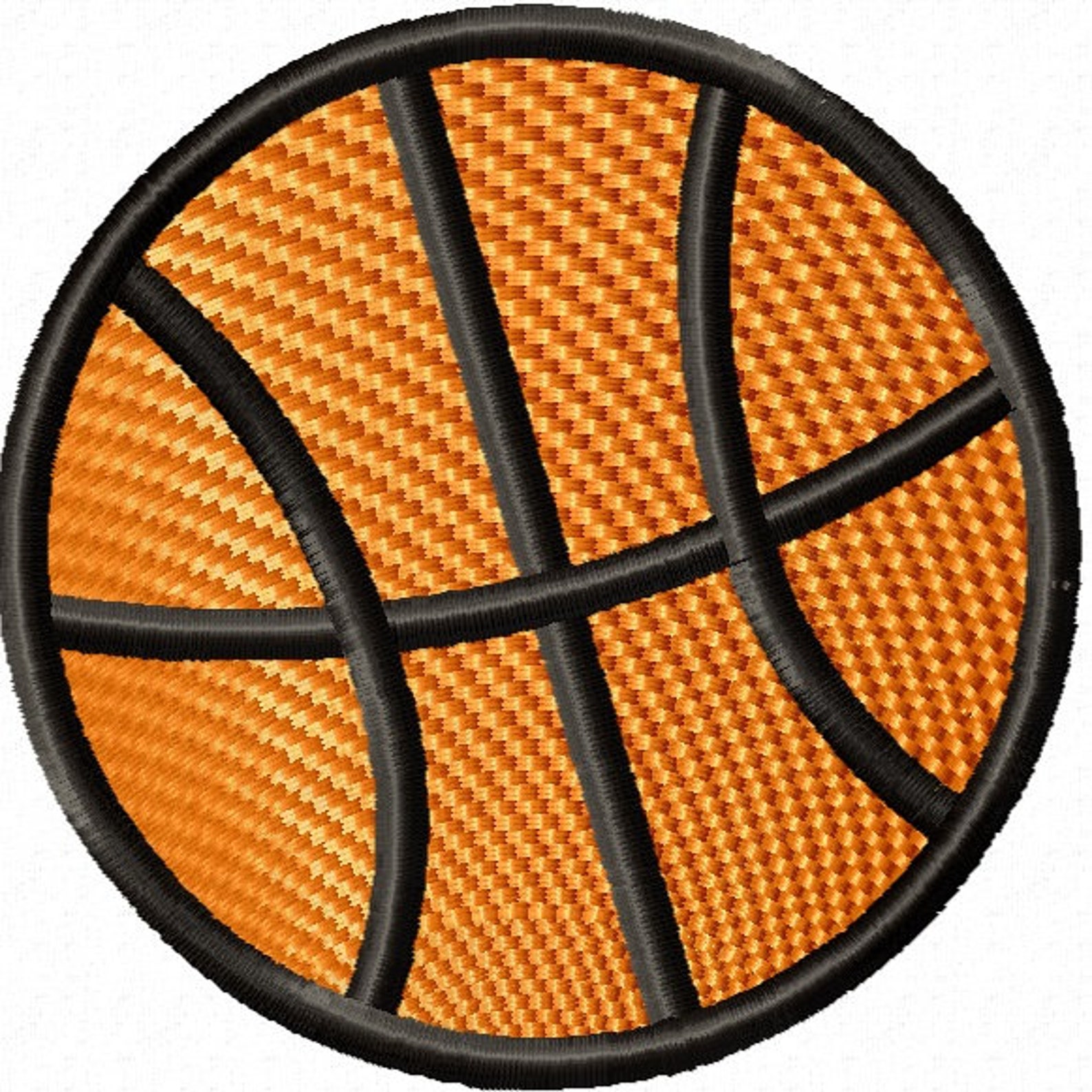 Basketball Machine Embroidery Design Instantly Download - Etsy