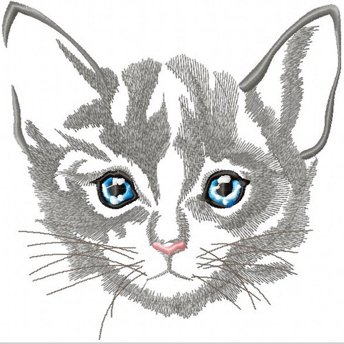 Cat Machine Embroidery Designs Tested - Etsy