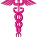 Caduceus Embroidery, Medical Pattern, Healthcare Design - Etsy