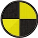 Crash Test Marker Patch Machine Embroidery Design, Instantly Download ...