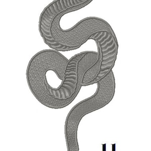 Snake Machine Embroidery Design, Instantly Download - Etsy