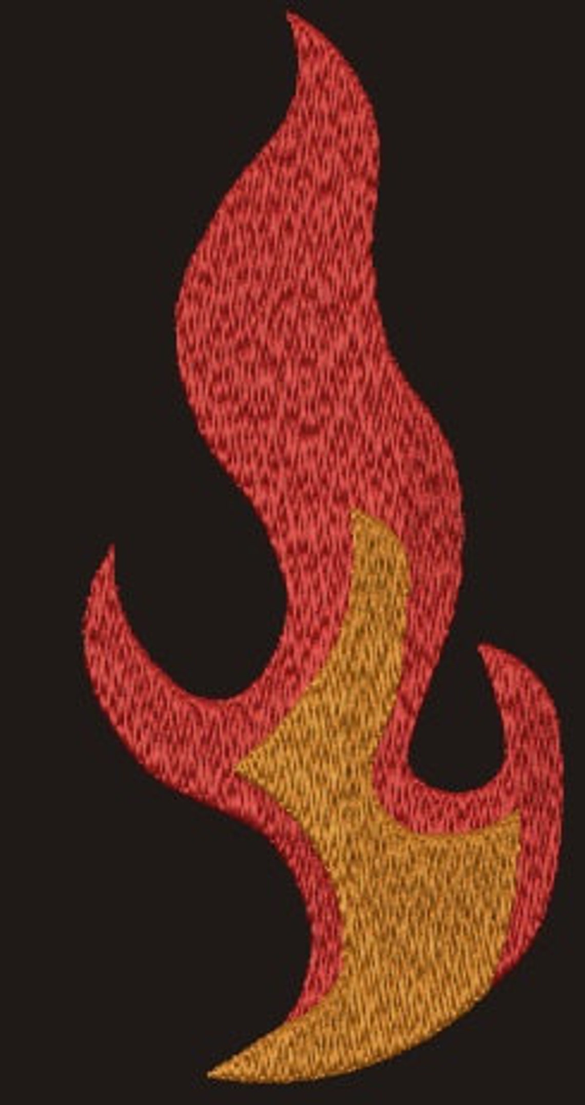 Flame Fire Machine Embroidery Design - Etsy