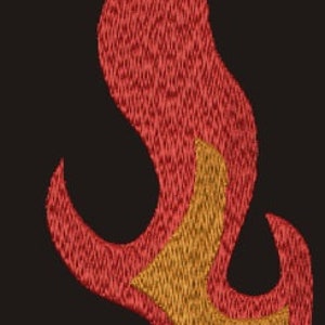 Flame Fire Machine Embroidery Design - Etsy