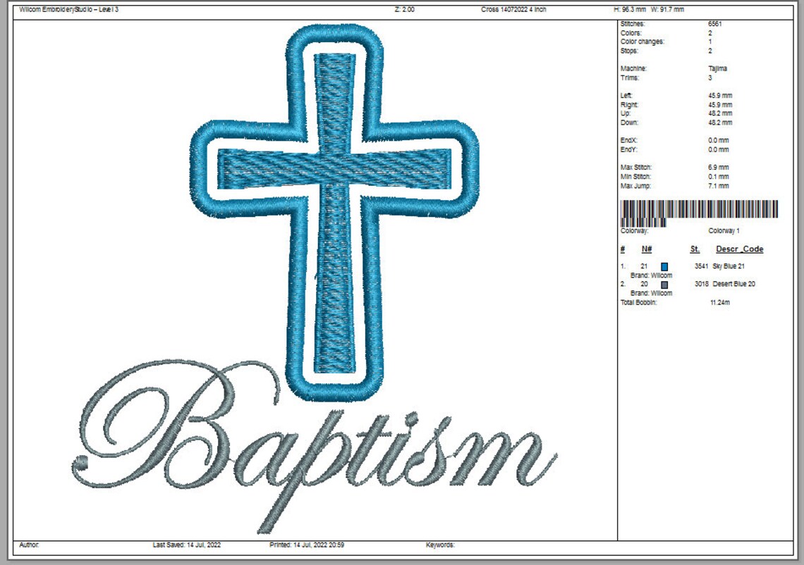 Cross Embroidery Design. Christian Cross Embroidery Design. - Etsy