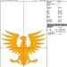 Heraldic Eagle Embroidery Machine Embroidery Design, Instant Download ...
