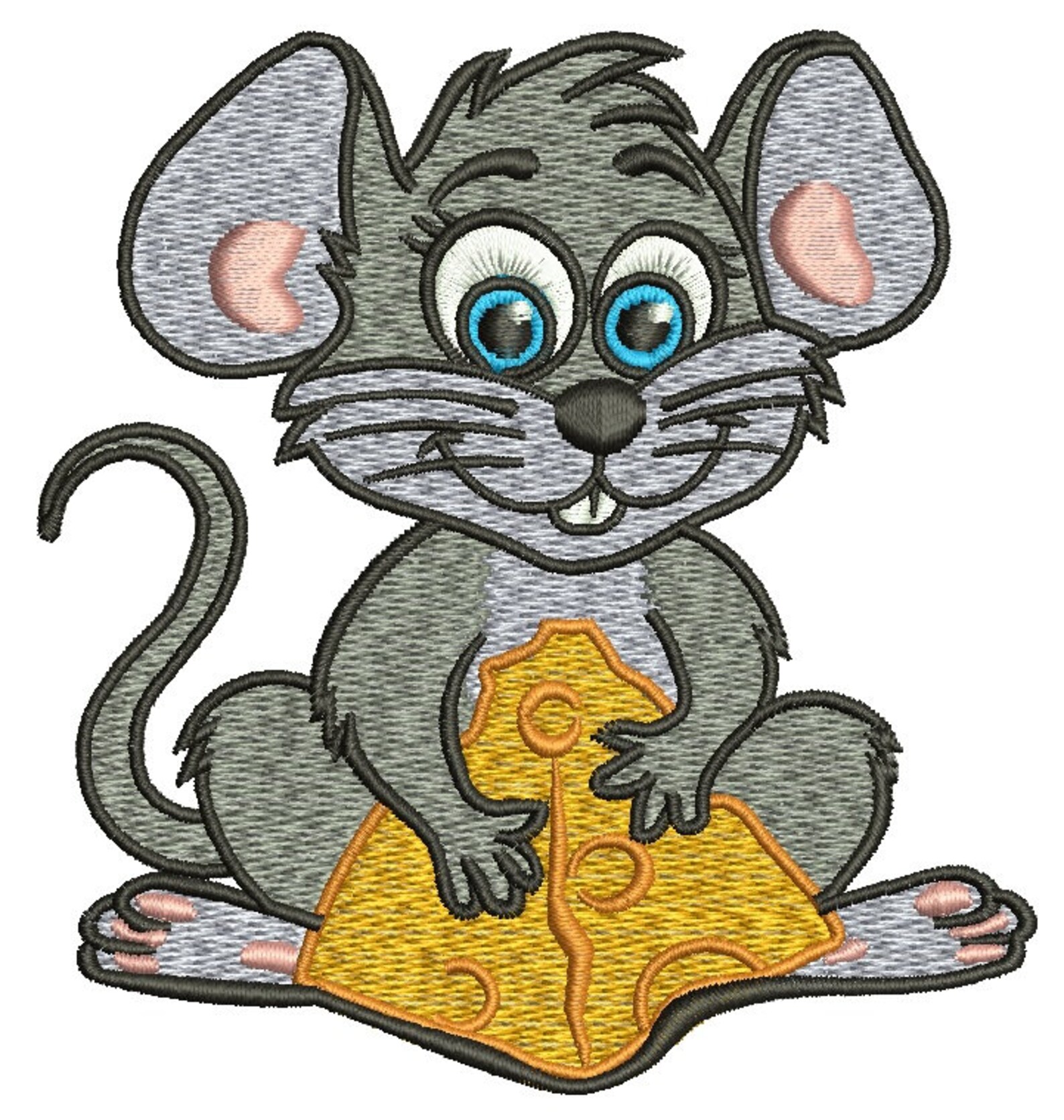 Mouse Embroidery Design Machine Embroidery Designs Instantly - Etsy