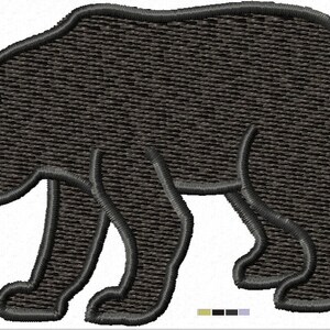 Black Bear Machine Embroidery Designs, Instantly Download - Etsy