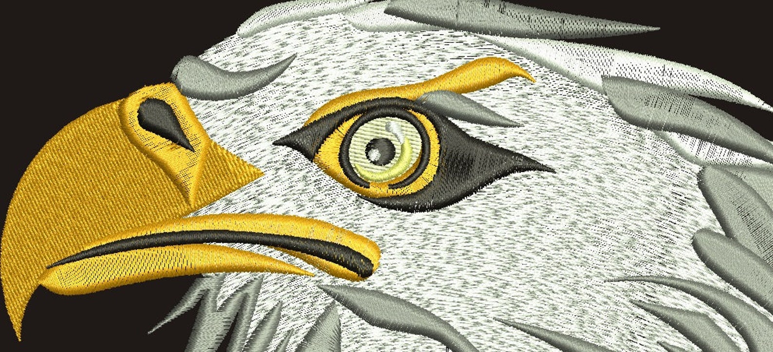 American Bald Eagle Embroidery Machine Embroidery Design | Etsy