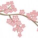Cherry Blossom, Sakura Flowers Embroidery Designs Set Machine ...