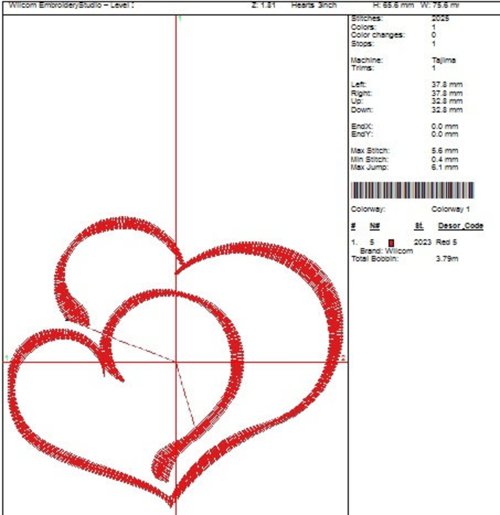 Hearts Machine Embroidery Design - Etsy