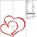 Hearts Machine Embroidery Design - Etsy