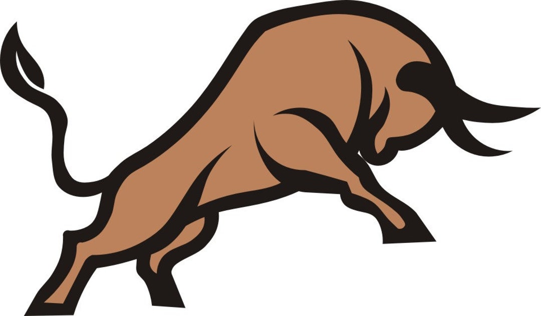 Brown Bison Standing Bull Taurus SVG. Dxf PNG. EPS. Jpg Big - Etsy