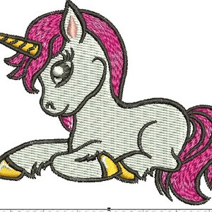 Unicorn / Cute Magical Unicorn / Embroidery Machine Embroidery Design ...