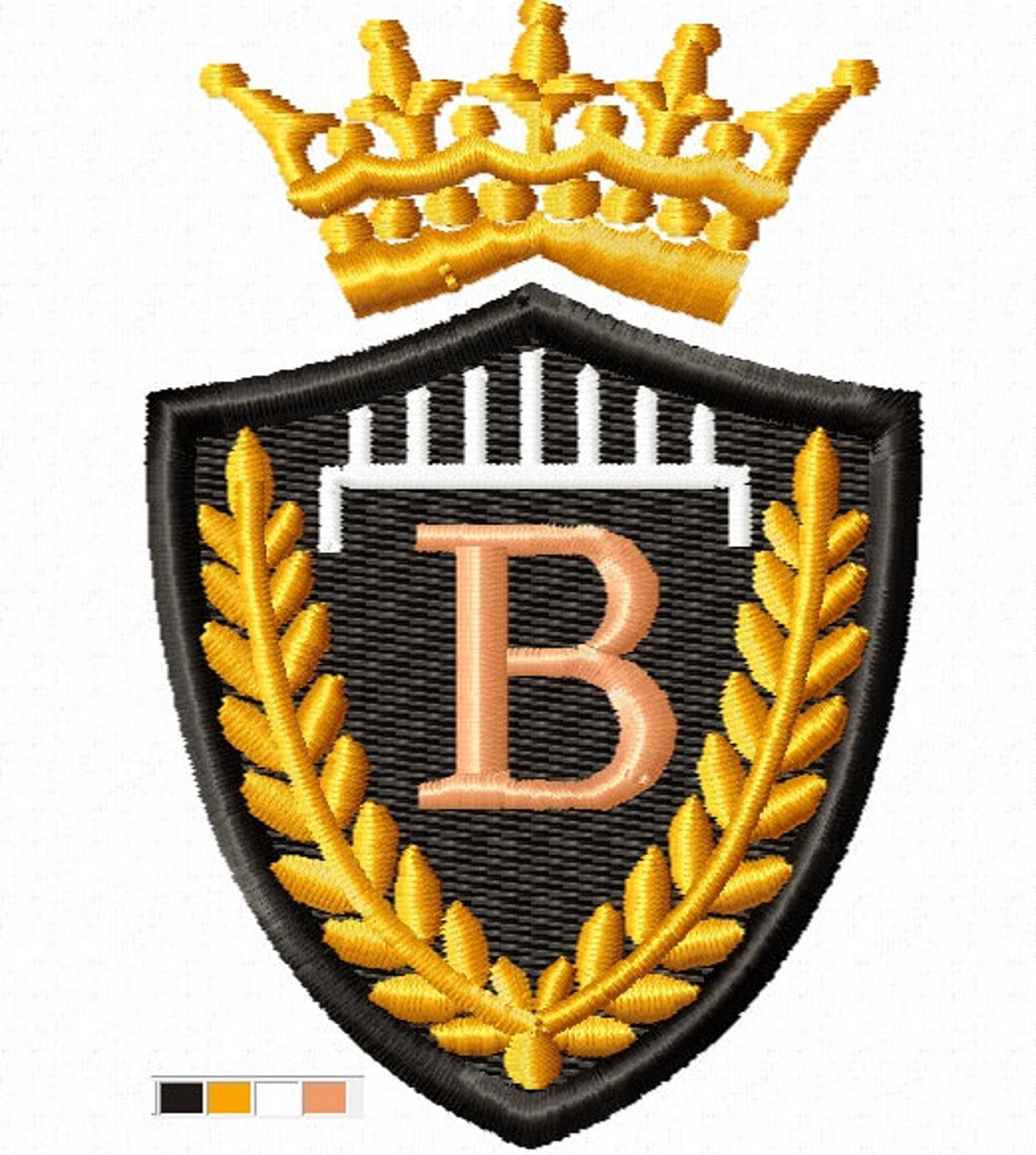 Heraldic Shield Font Laurel Wreath Font Alphabet/ Monogram - Etsy