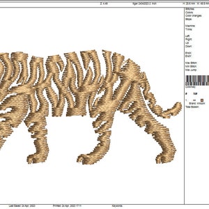 Tiger Machine Embroidery Designs, Instantly Download - Etsy
