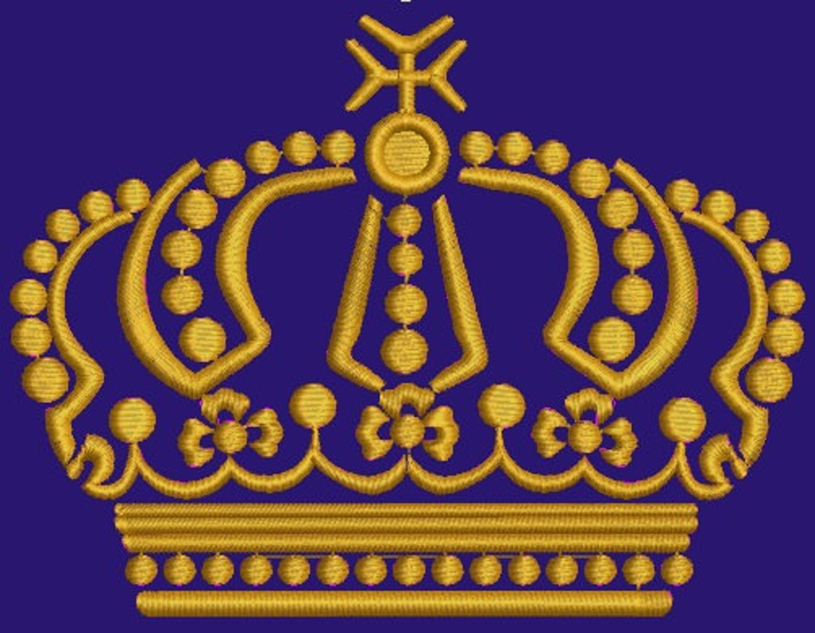 Crown Machine Embroidery Designs Instantly Download - Etsy
