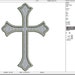 Religious Cross Embroidery Design. Easter Cross. Christian Cross ...