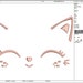 Cat Face Machine Embroidery Design, Instant Download - Etsy