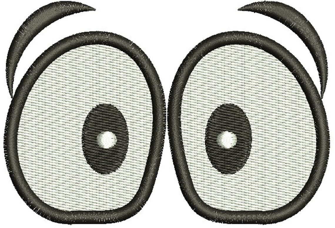 Cartoon Toy Eyes soft Plush Doll Machine Embroidery Designs - Etsy