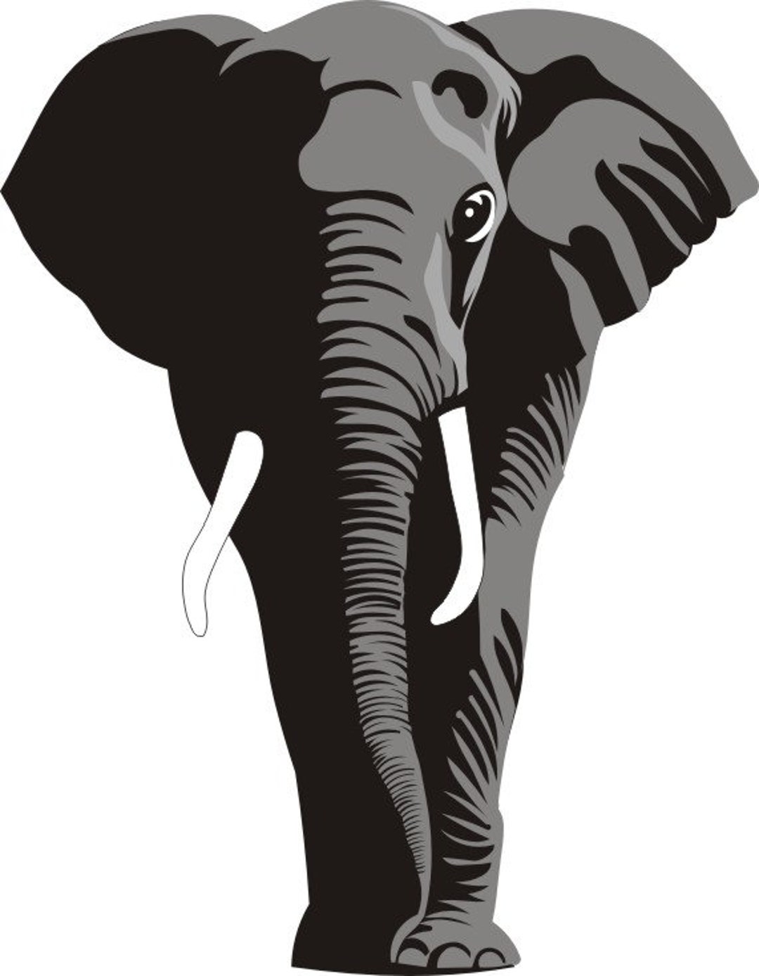Elephan Vector SVG. Ai, PNG. EPS. Jpg Big Size 300 Dpiis - Etsy