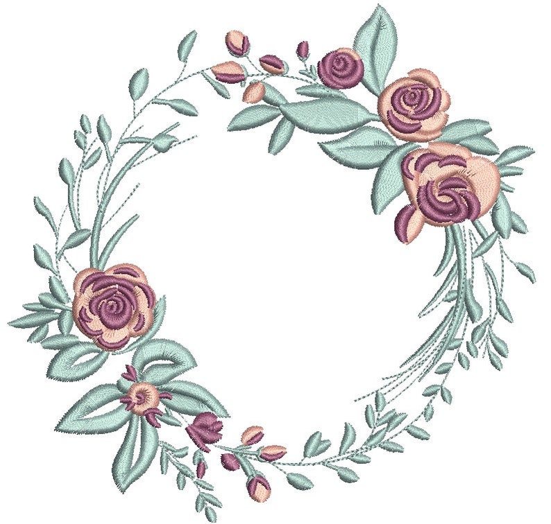 Wedding Wreath for Monogram / Floral Frame for Monogram / - Etsy