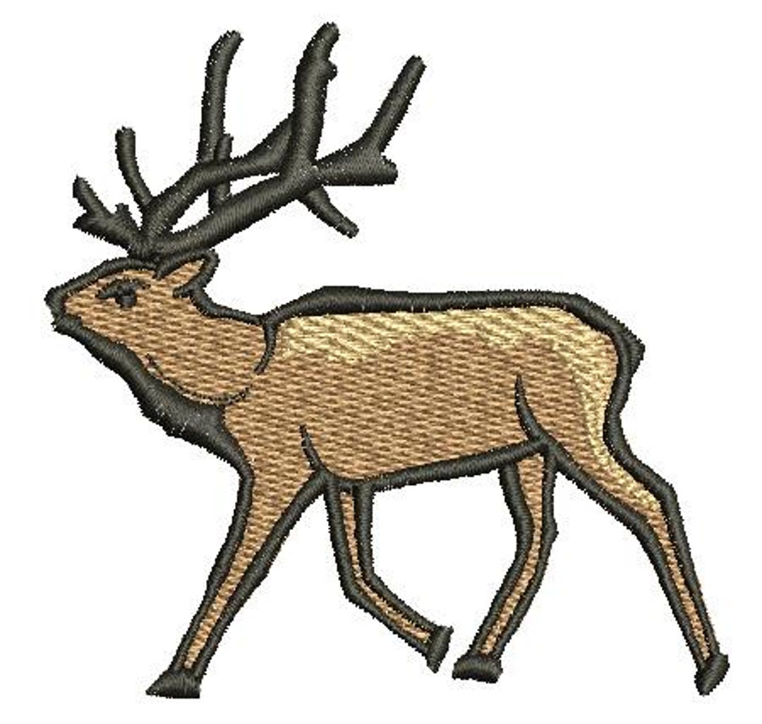 Elk Machine Embroidery Designs, Instantly Download - Etsy