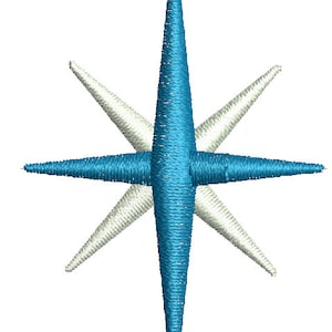 Star Machine Embroidery Design - Instant Download -4sizes - Etsy